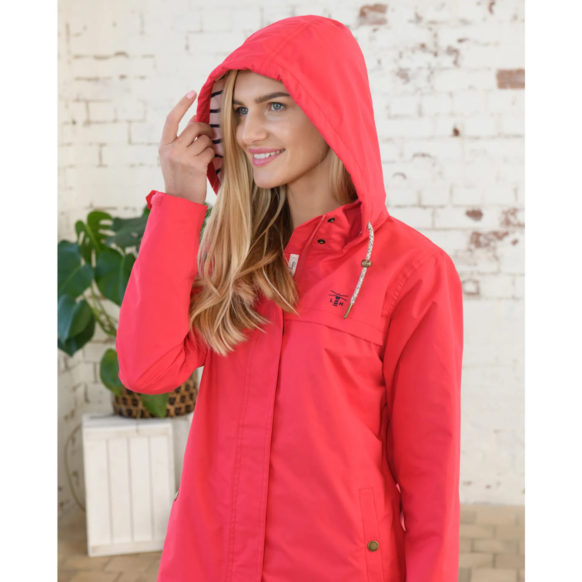Lighthouse Beachcomber Ladies Waterproof Jacket - Watermelon