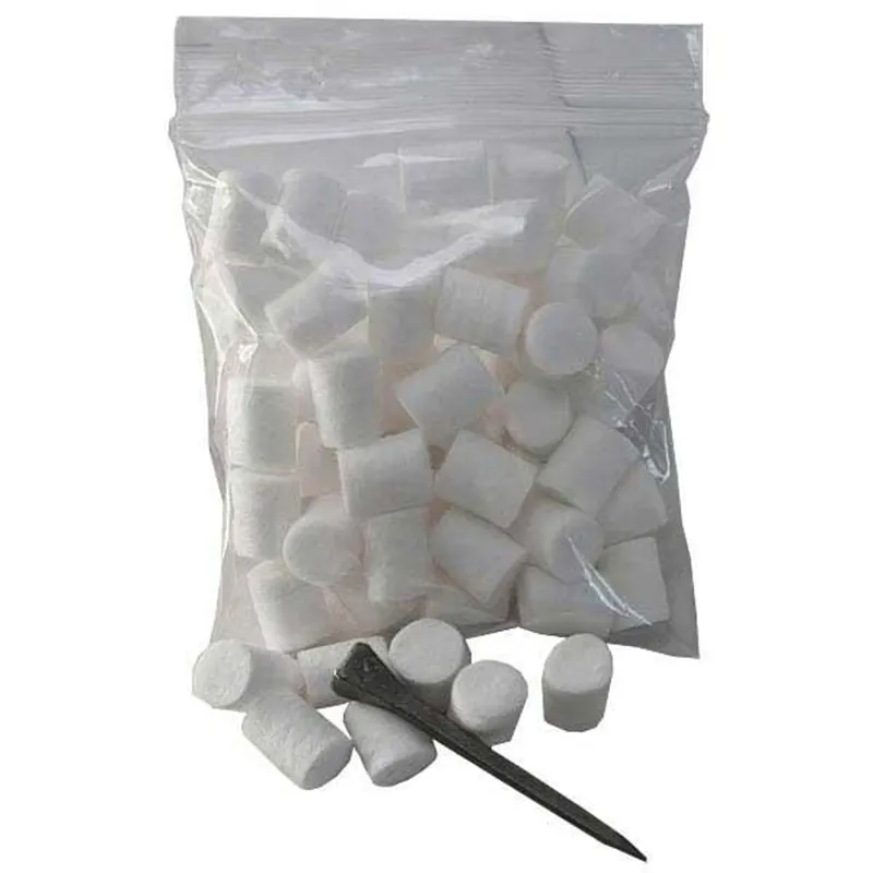 Liveryman Cotton Wool Stud Plugs 50 Pack