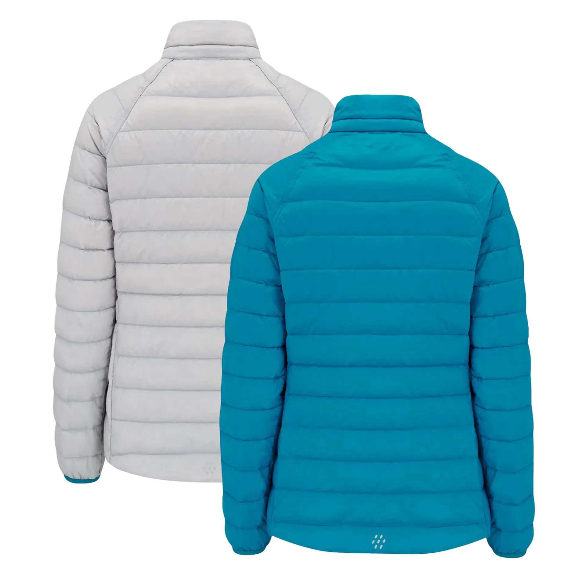 Mac In A Sac Reversible Polar Ladies Down Jacket Petrol/Soft Grey