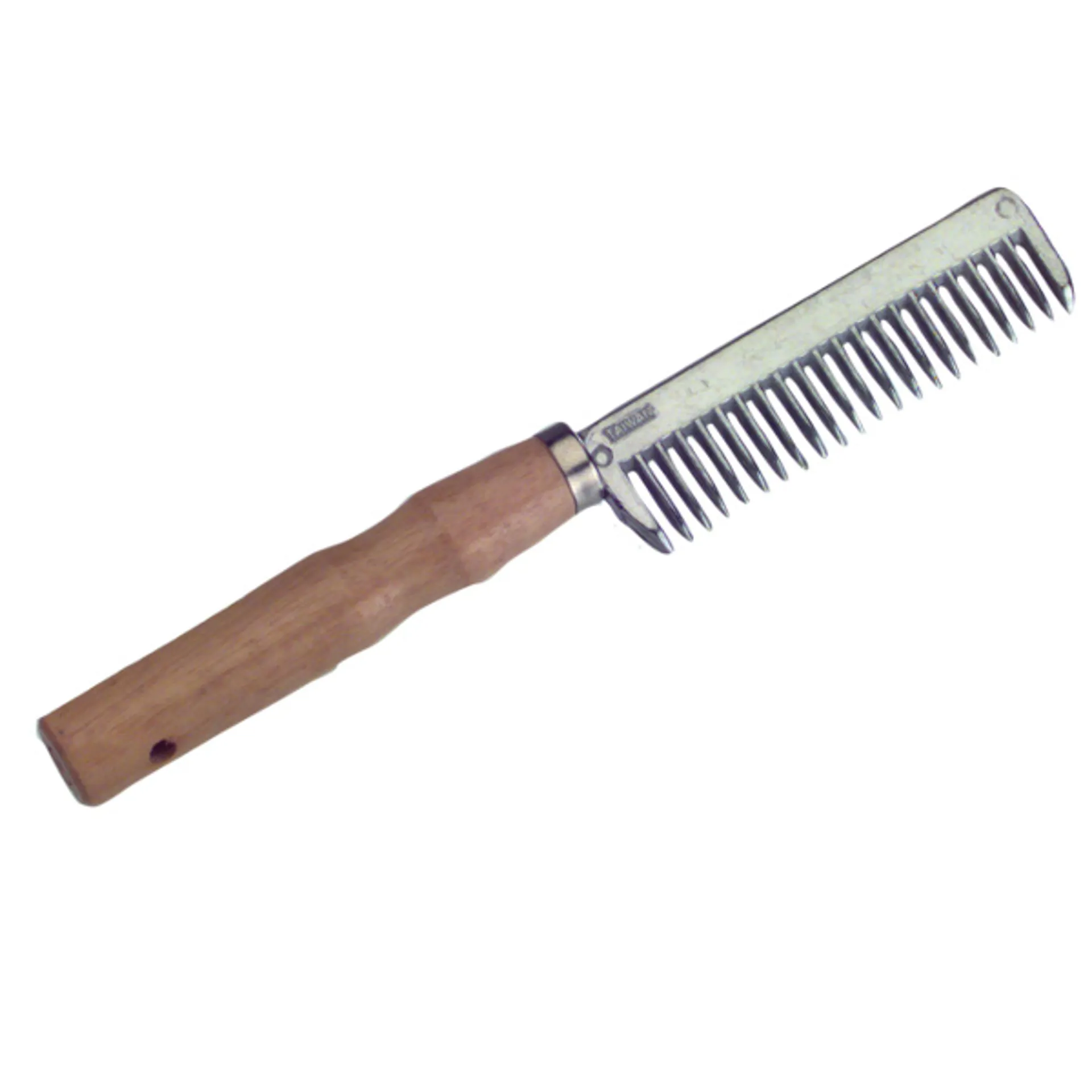 Roma Wood handle Aluminium Pulling Comb
