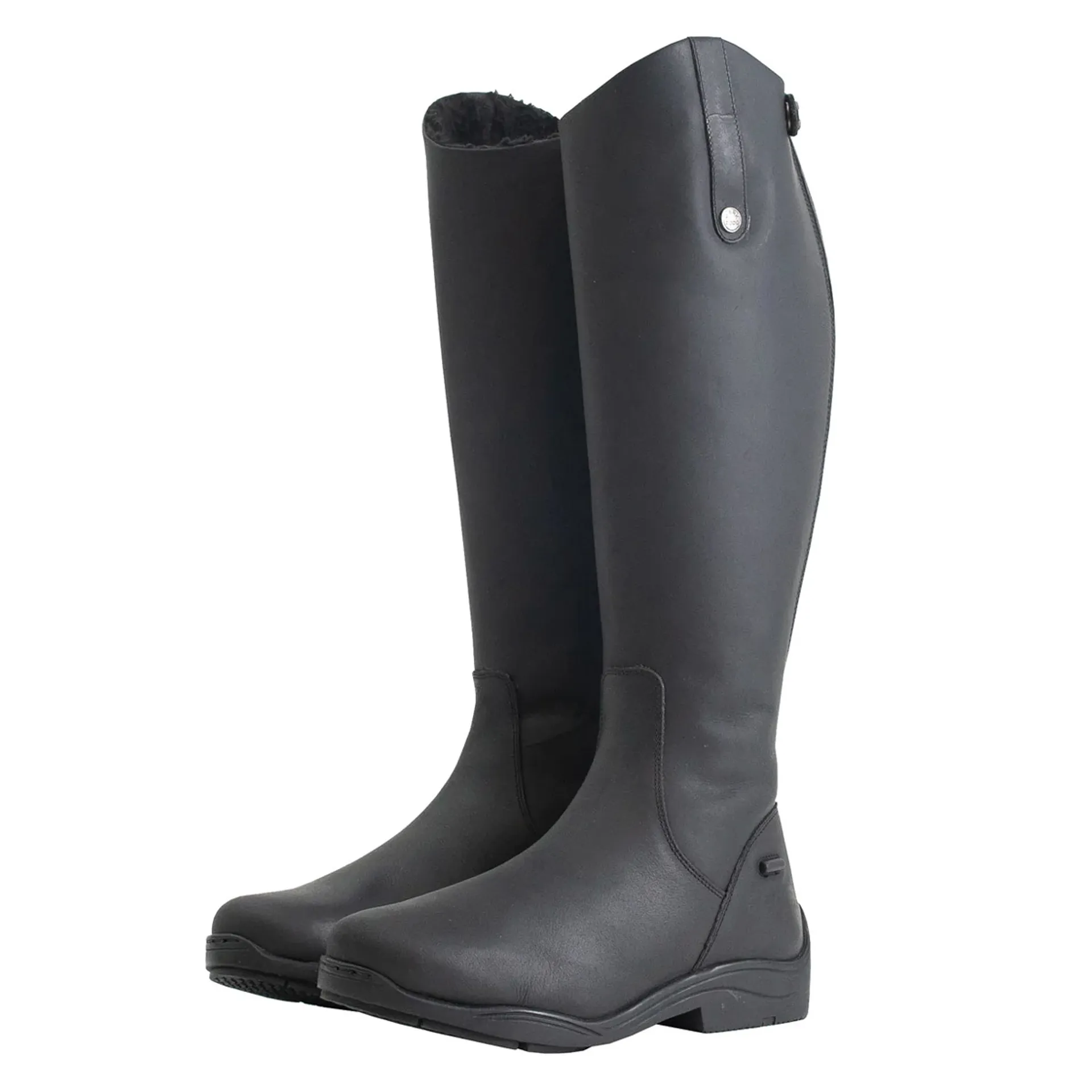 Mark Todd Winter Fleece Lined Tall Unisex Riding Boots - Black
