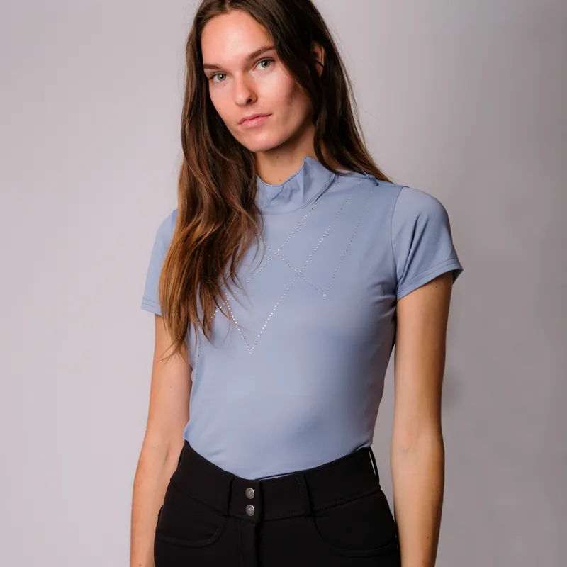 Montar Hella Ladies Top - Soft Blue