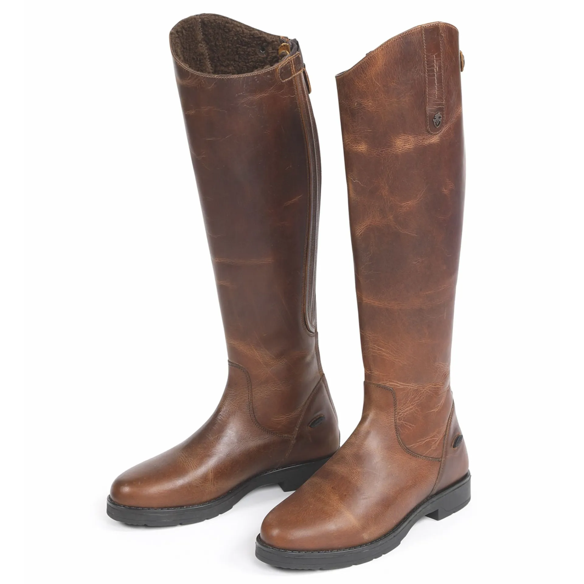 Moretta Ventura Winter Ladies Tall Riding Boots - Brown