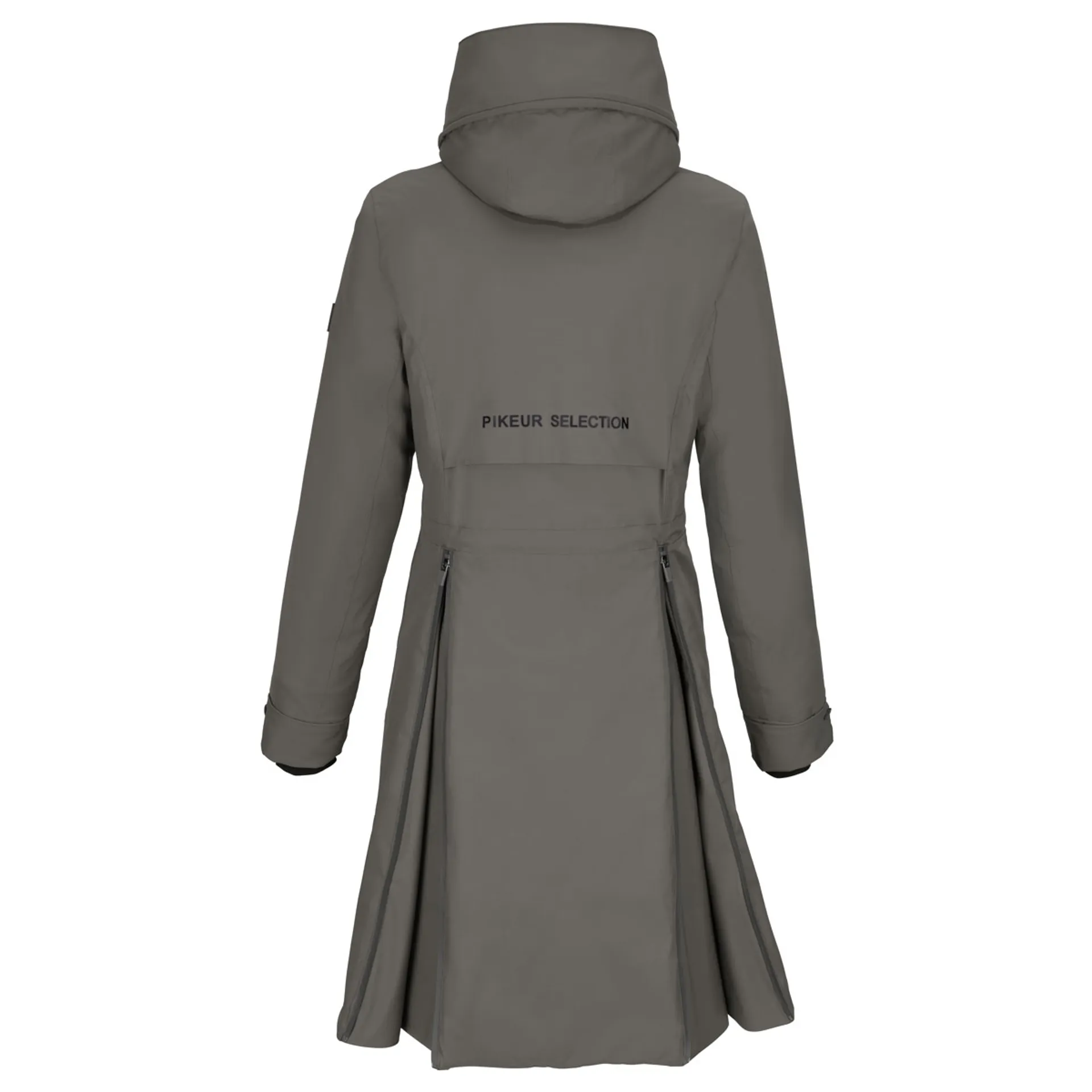 Pikeur Selection 4021 Ladies Long Waterproof Jacket - Foggy Green