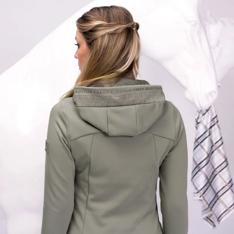 Pikeur Selection 4045 Ladies Fleece Jacket - Foggy Green