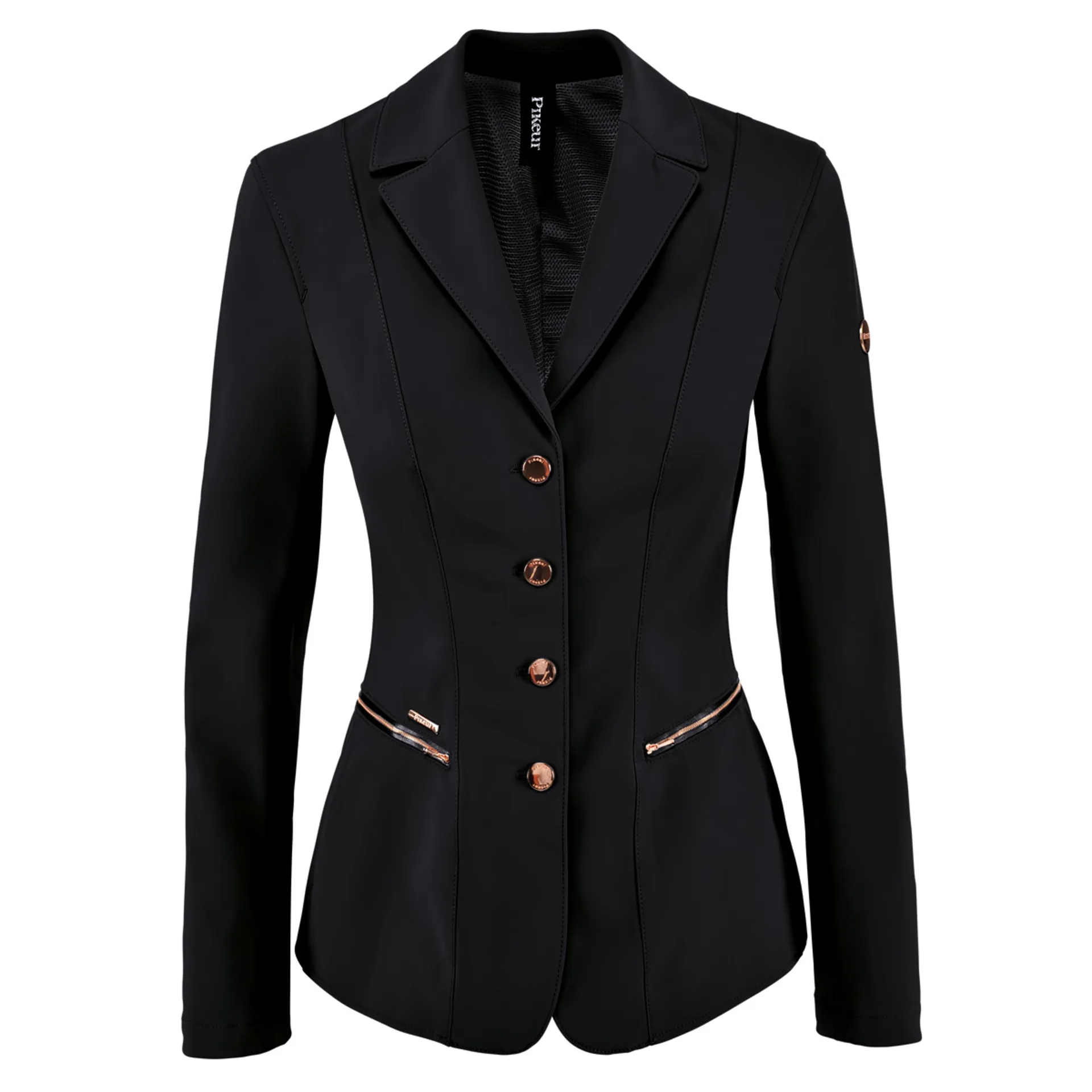 Pikeur Paulin Ladies Competition Jacket - Black/Rose Gold