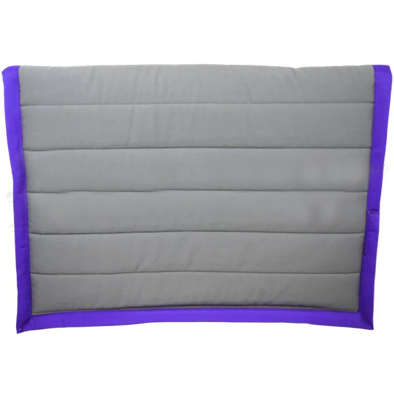 PolyPads Classic Single Saddlepad - Grey/Purple