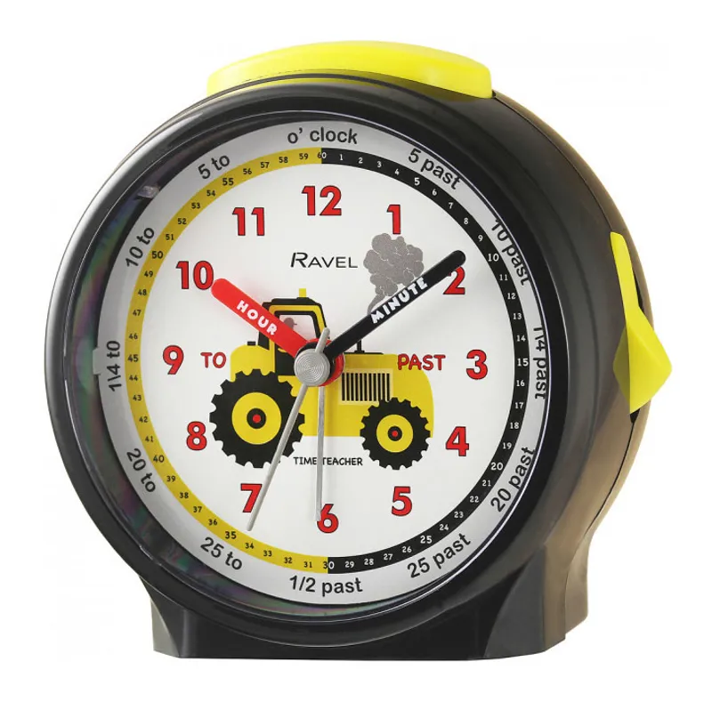 Ravel Rascals Time Teacher Alarm Clock - Tractor