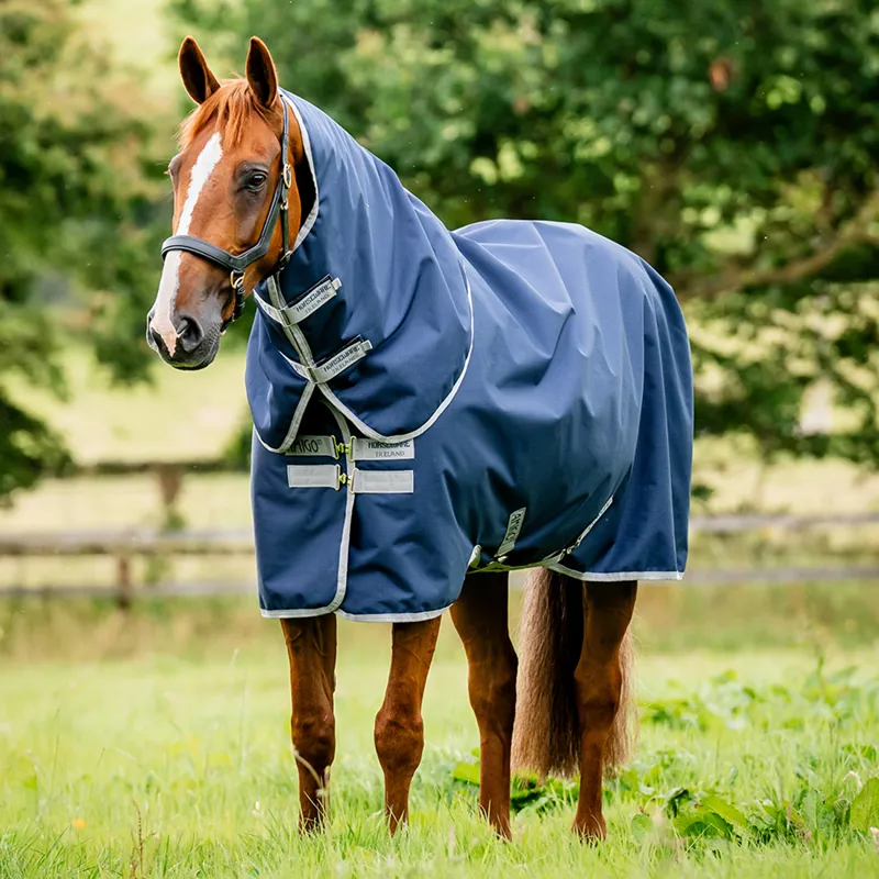 Amigo Ripstop 900D Plus 100g Turnout Rug - Navy/Titanium Grey