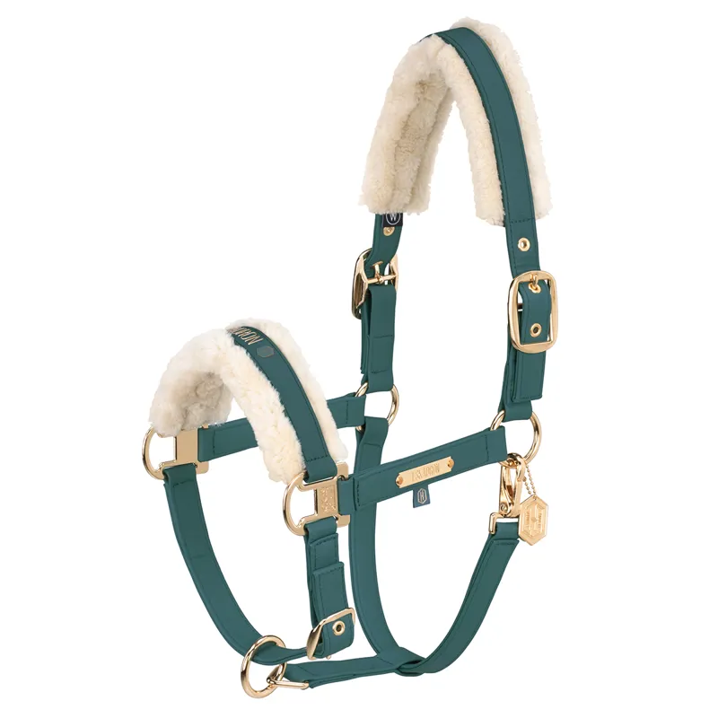 Eskadron Heritage Faux Leather Headcollar - Vintage Green