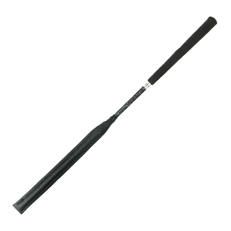 Redpost Lurex Sparkle Cushion County Jump Baton - Black