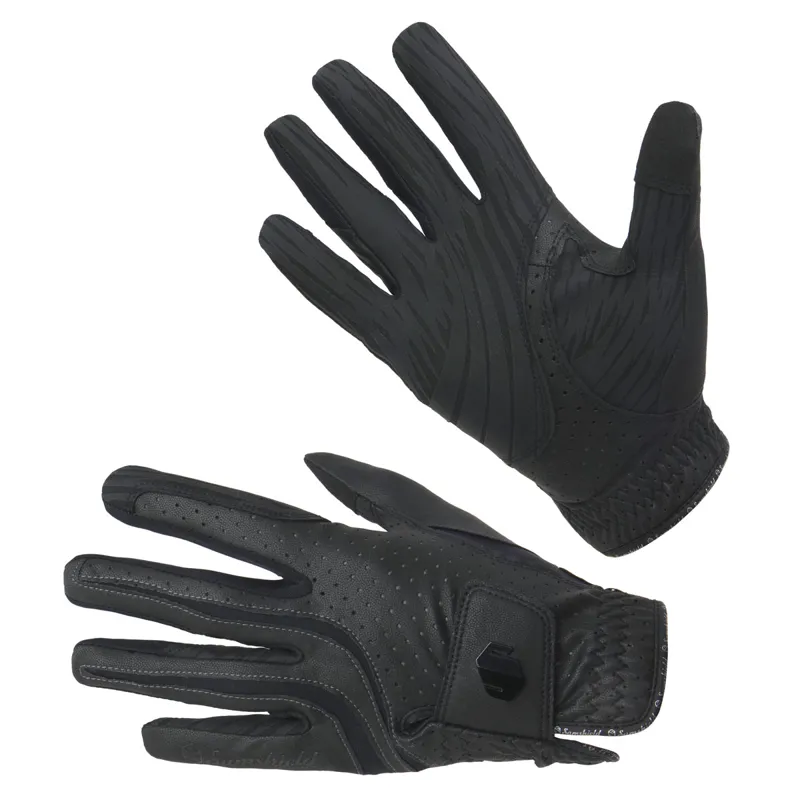 Samshield V Skin Blazon Riding Gloves Black Black Shiny