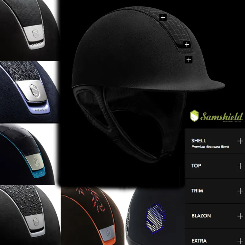 Samshield Premium Riding Hat - Customisation - Redpost Equestrian