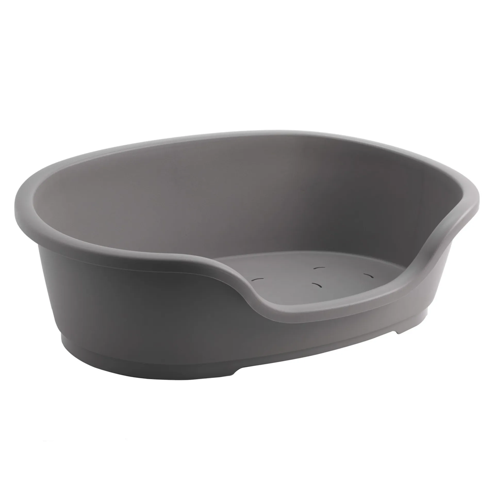 Moderna Do Not Disturb Plastic Dog Bed - Warm Grey