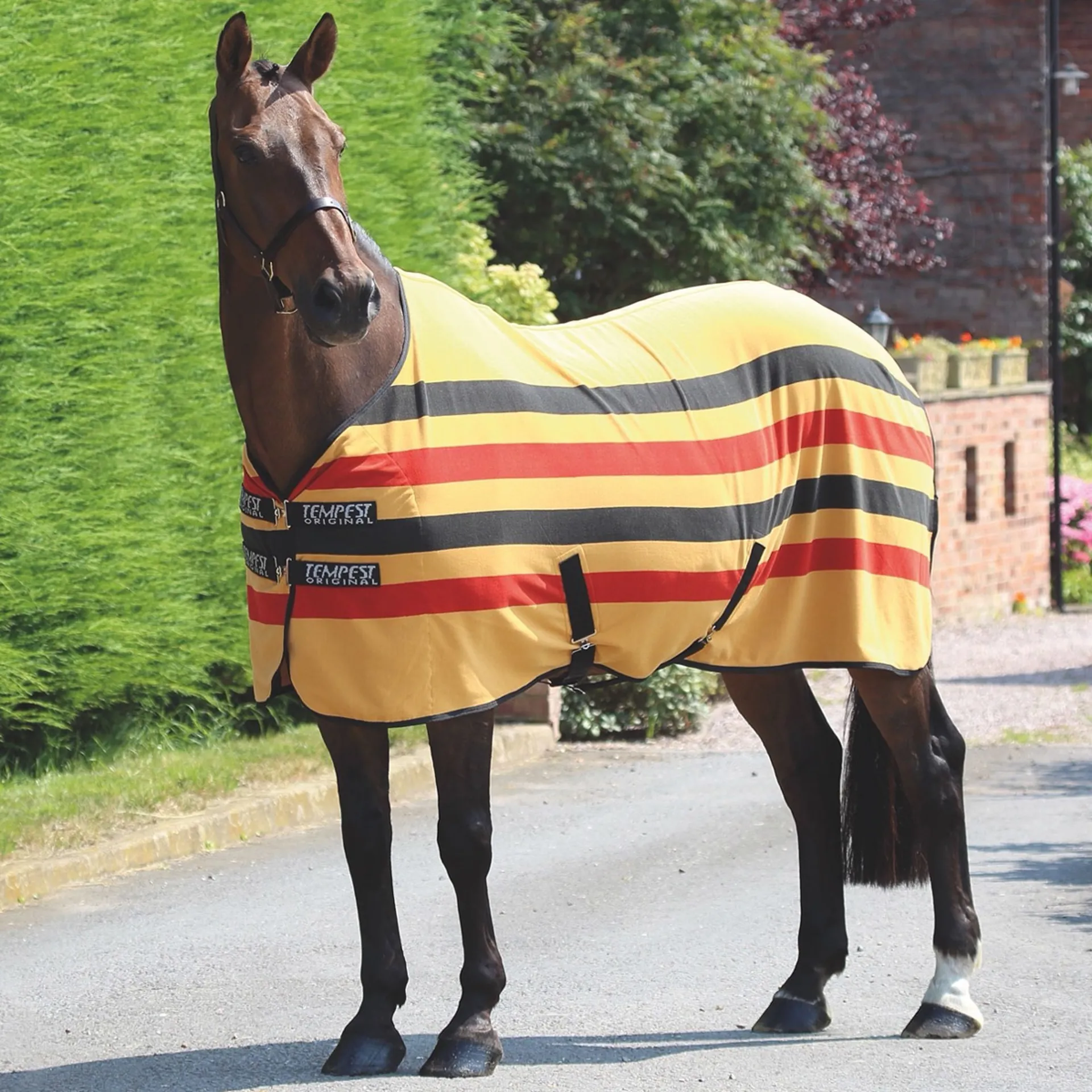 Shires Tempest Original Newmarket Fleece Rug - Newmarket Stripe