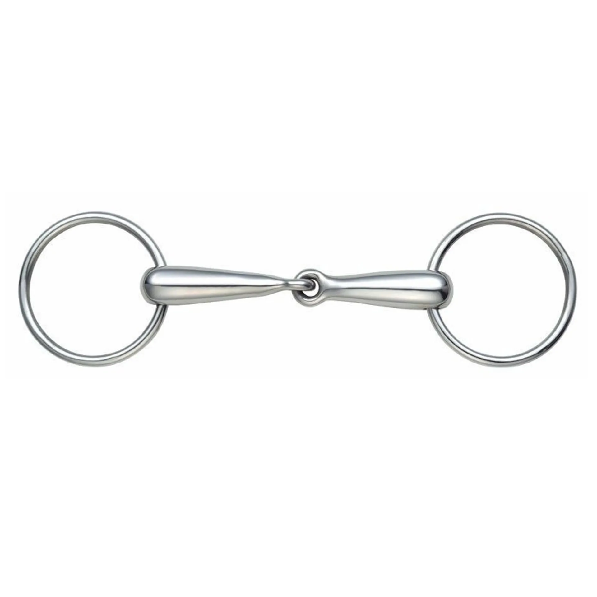 Shires Hollow Mouth Single Jointed Loose Ring Snaffle Bit