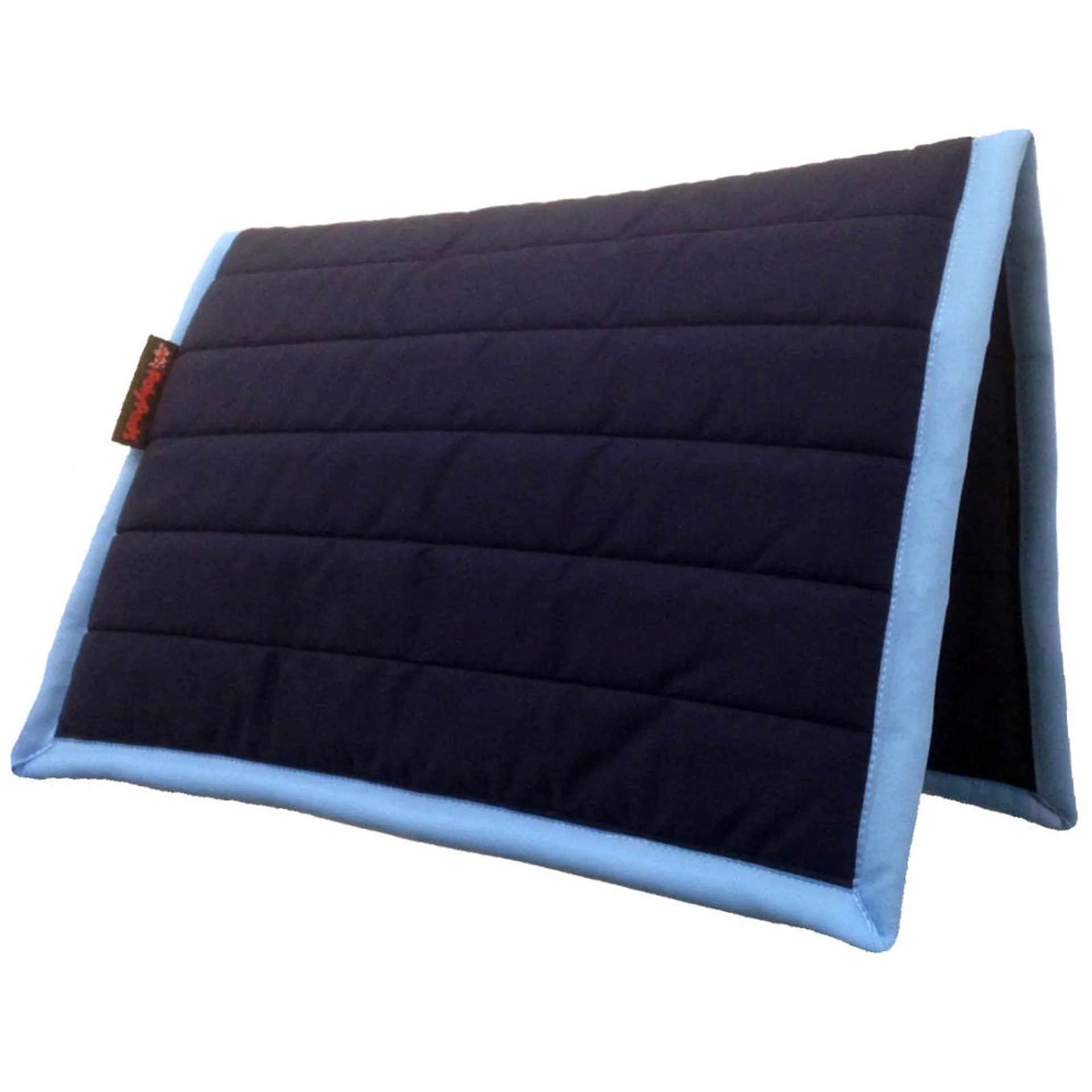 PolyPads Classic Single Saddlepad - Navy/Soft Blue