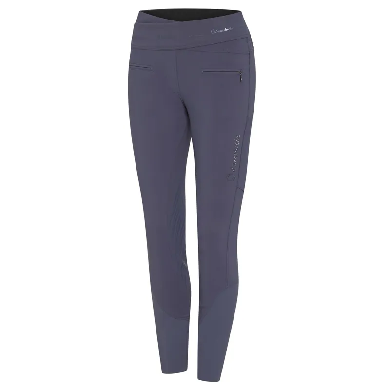 Samshield Alpha 23 Knee Grip Ladies Riding Tights - Slate Grey