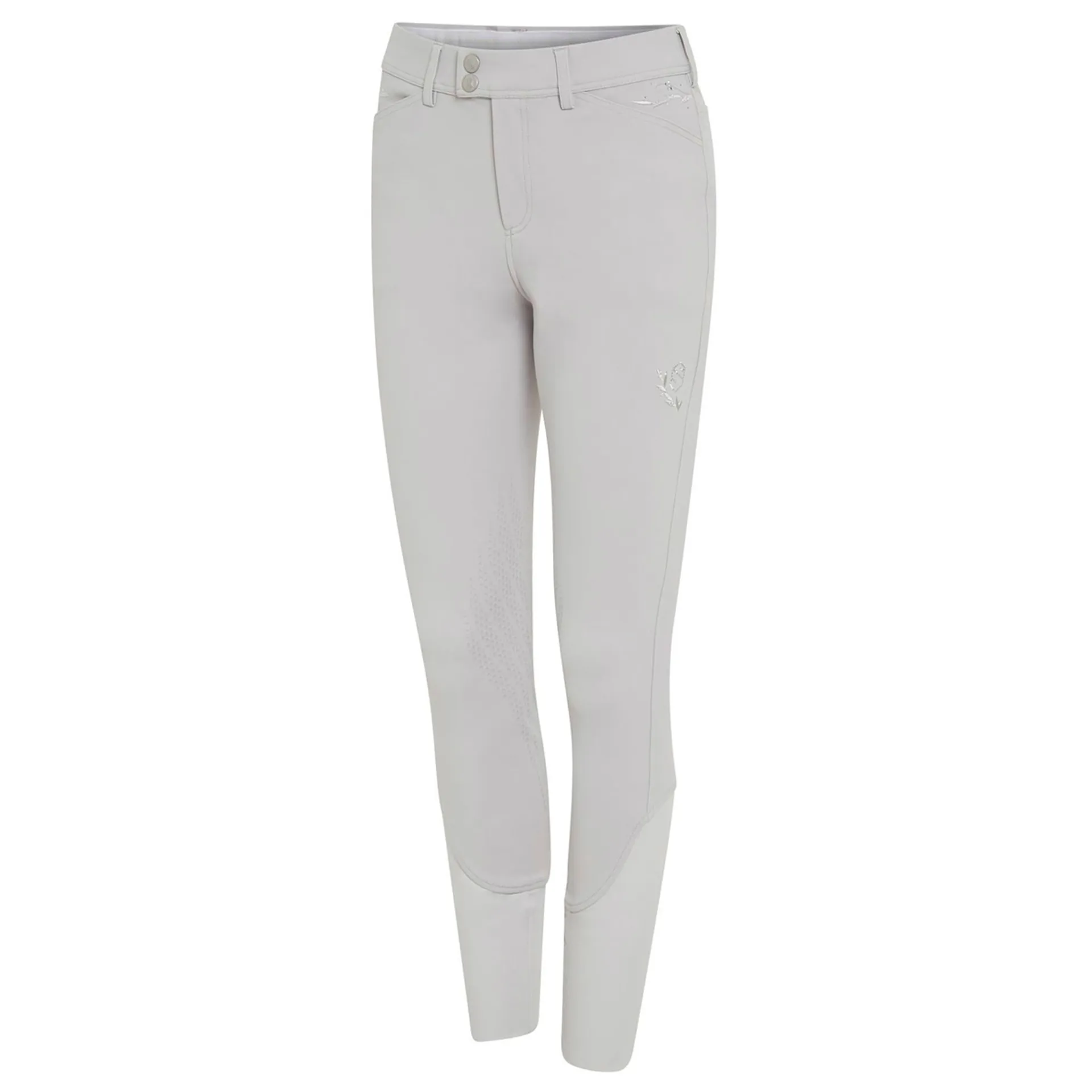 Samshield Jully Flower Jewellery Ladies Breeches - Stone Grey