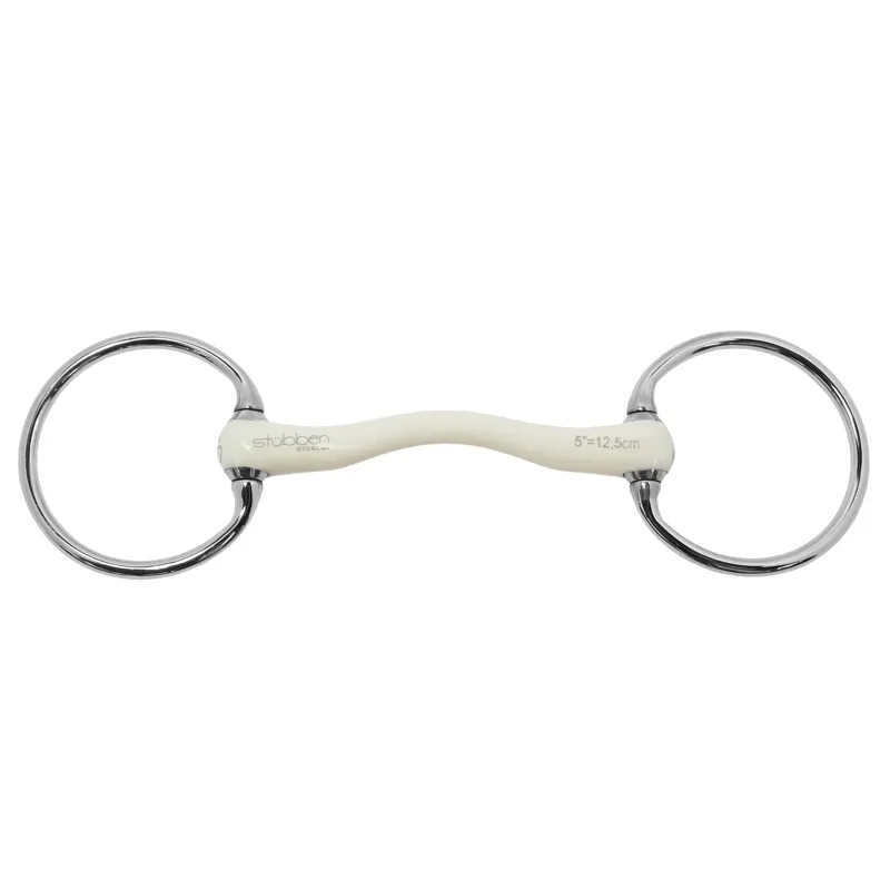 Stubben 1302 Fine Line Flex Eggbutt Snaffle Bit