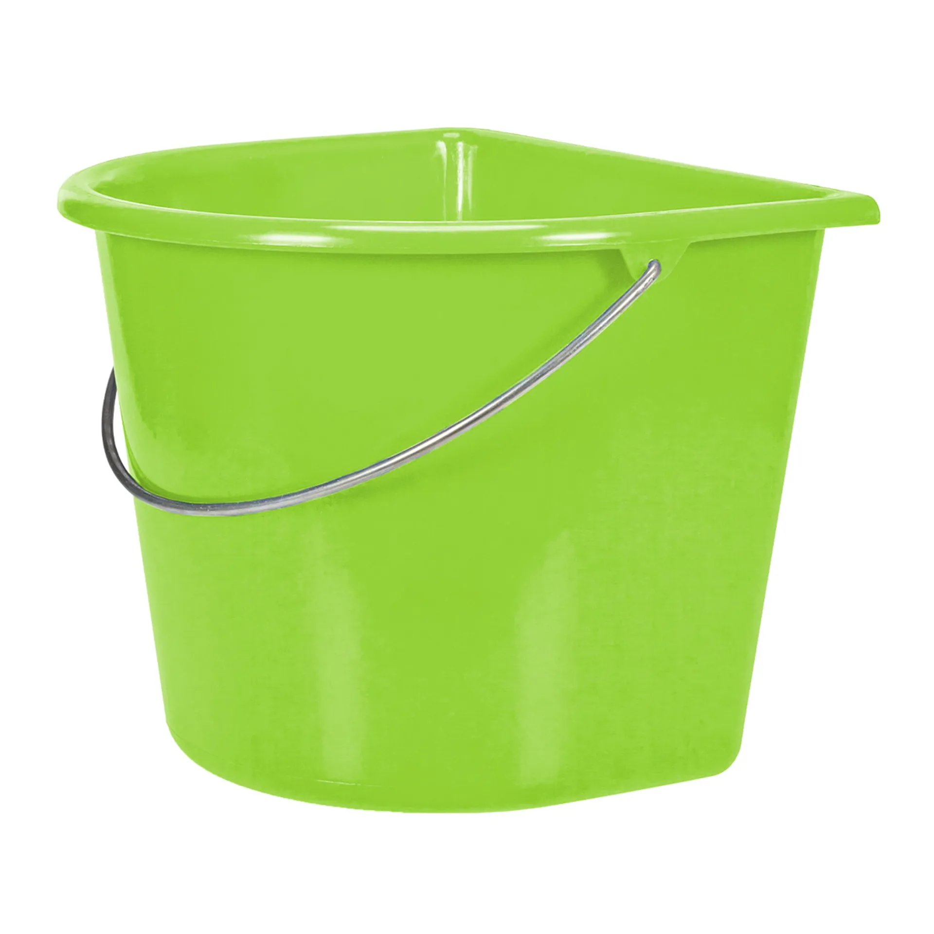 V-Plast Flat Backed 15L Bucket - Lime