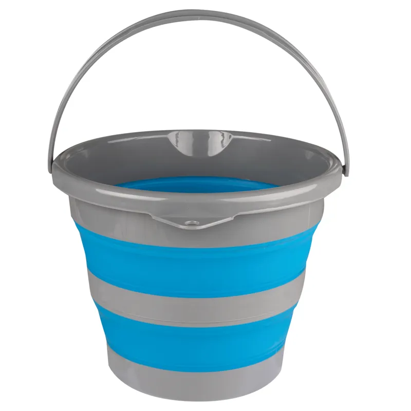 Waldhausen 10L Foldable Bucket Blue Grey