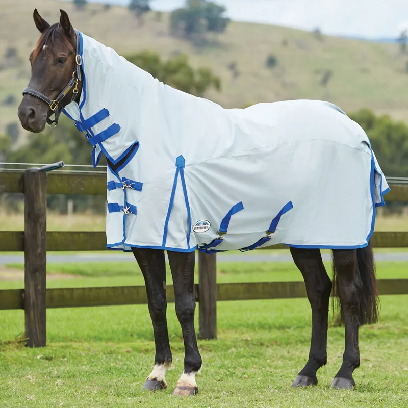 WeatherBeeta ComFiTec 600D Waterproof Mesh II Fly Rug -Silver