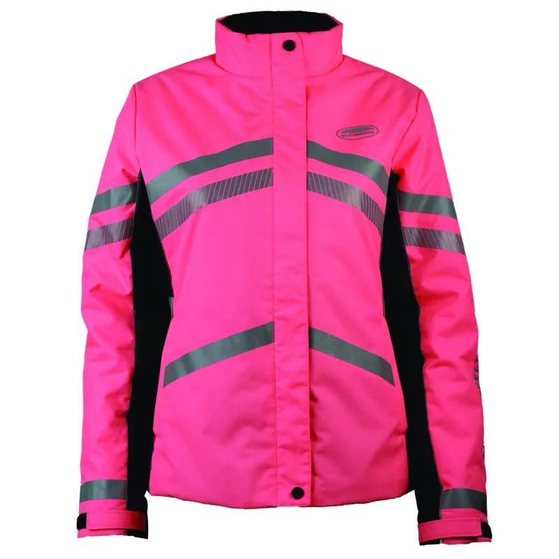 WeatherBeeta Reflective Heavy Adults Waterproof Jacket - Pink