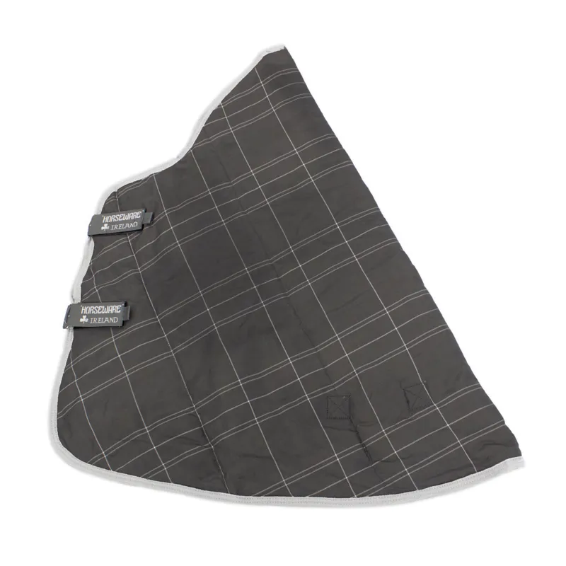 Rhino Original 150g Stable Neck Hood - Charcoal/Grey/White/Grey