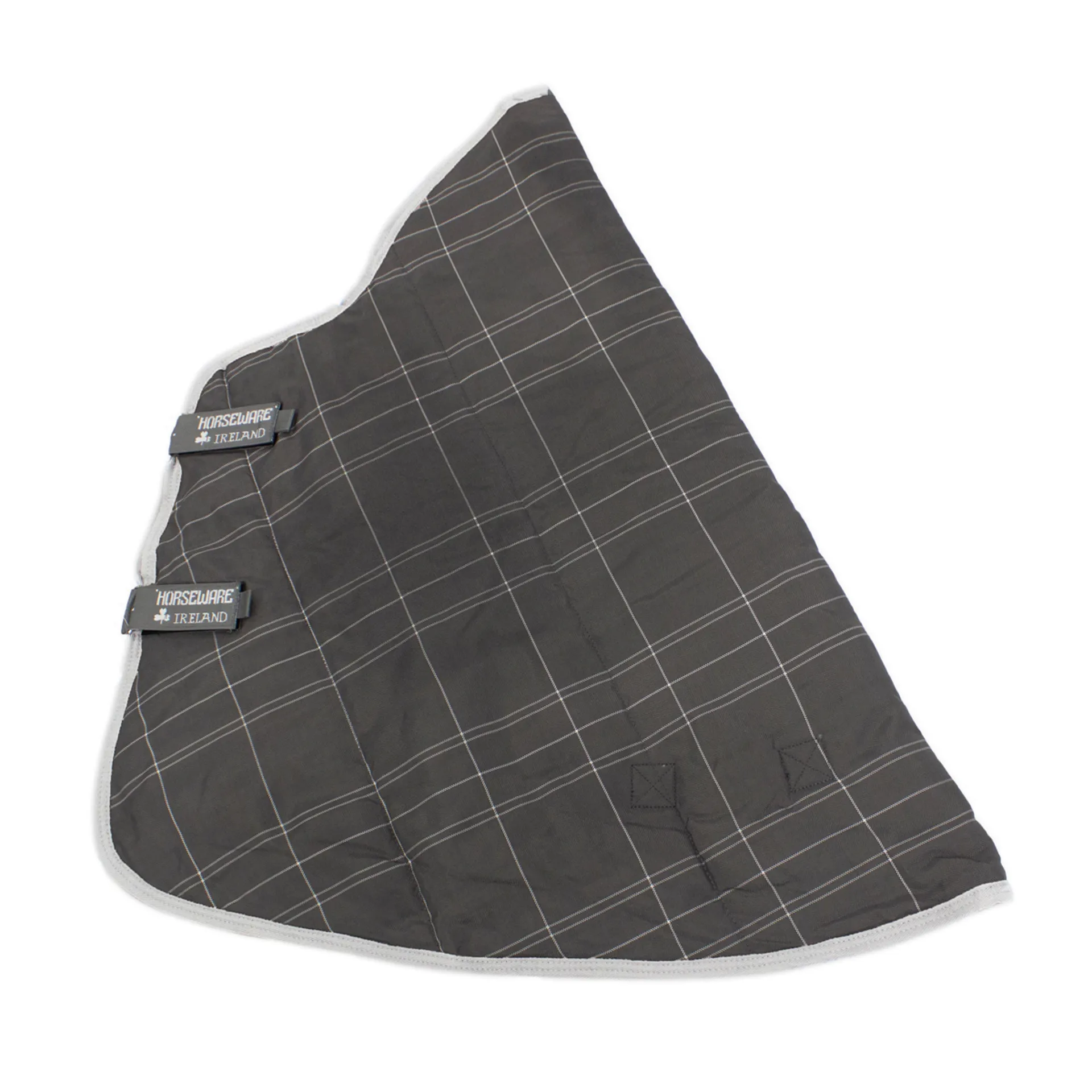 Rhino Original 150g Stable Neck Hood - Charcoal/Grey/White/Grey
