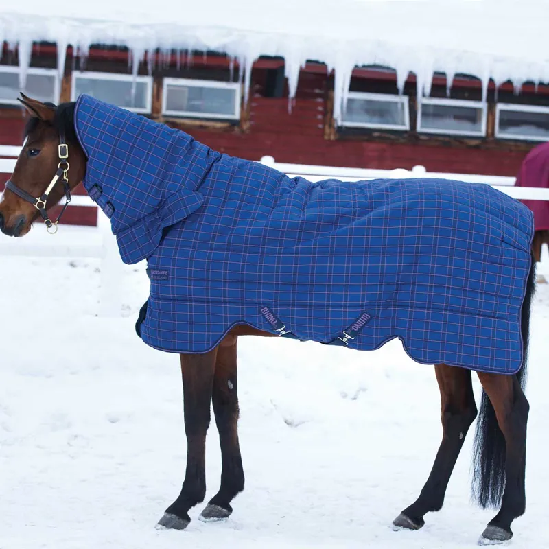 Rhino Original Heavy Combo Stable Rug 400g - Navy/Light Purple