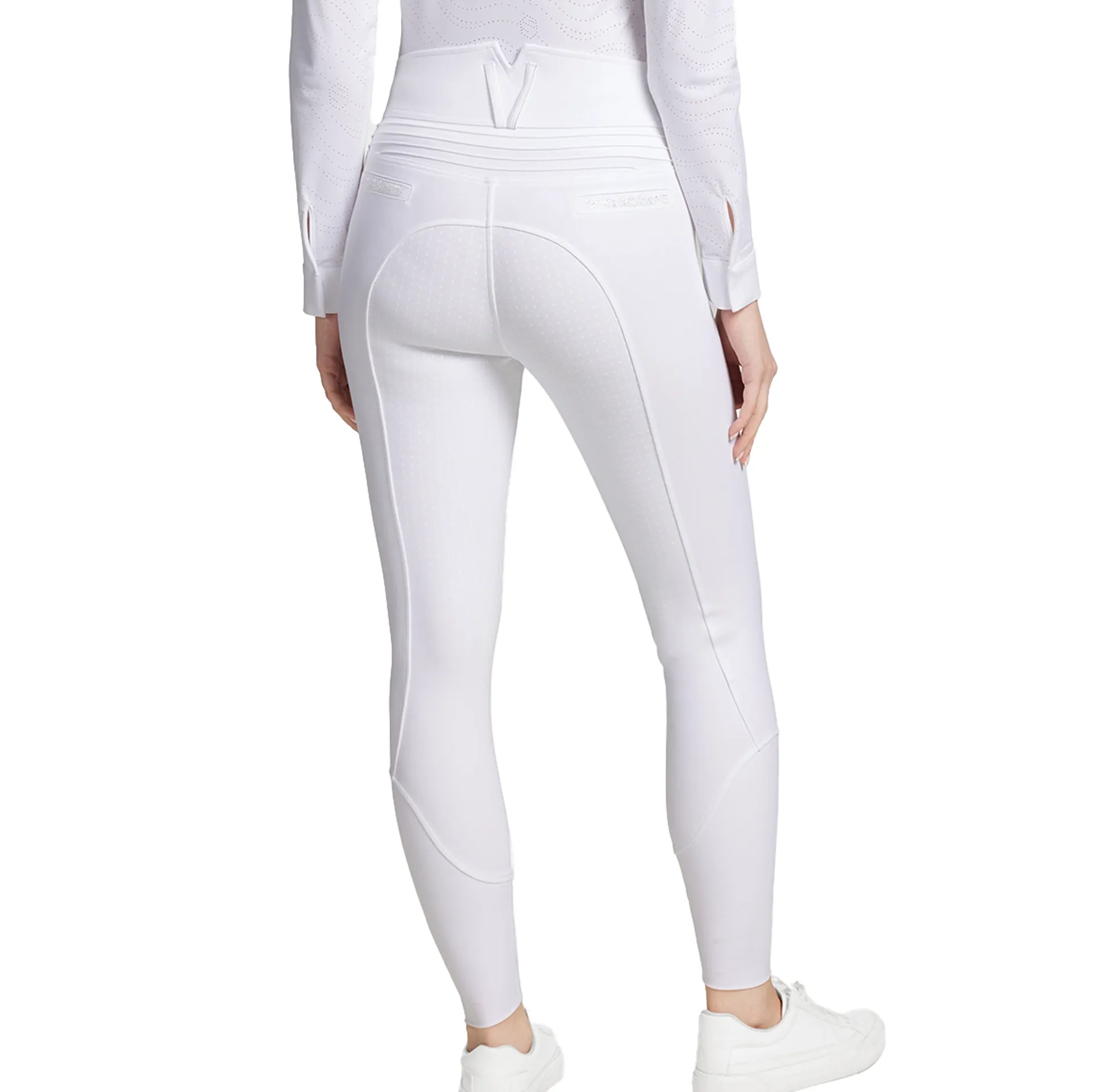 Samshield Claranova Full Grip Ladies Competition Breeches - White