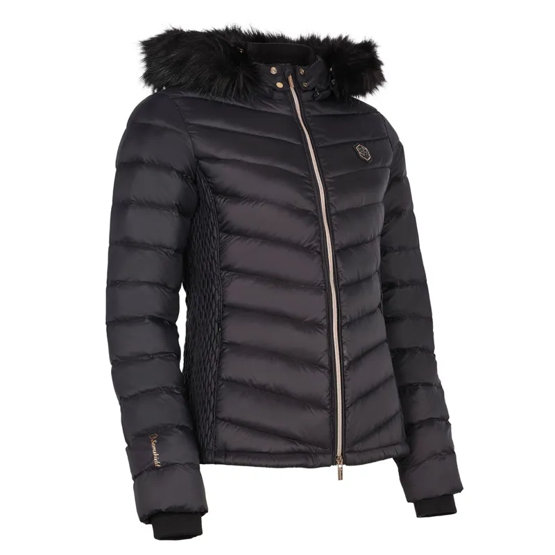 Samshield Courchevel Ladies Down Jacket - Black/Rose Gold