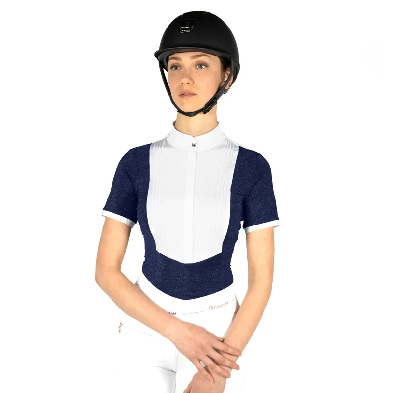 Samshield Sixtine Ladies Competition Shirt - Navy Lurex