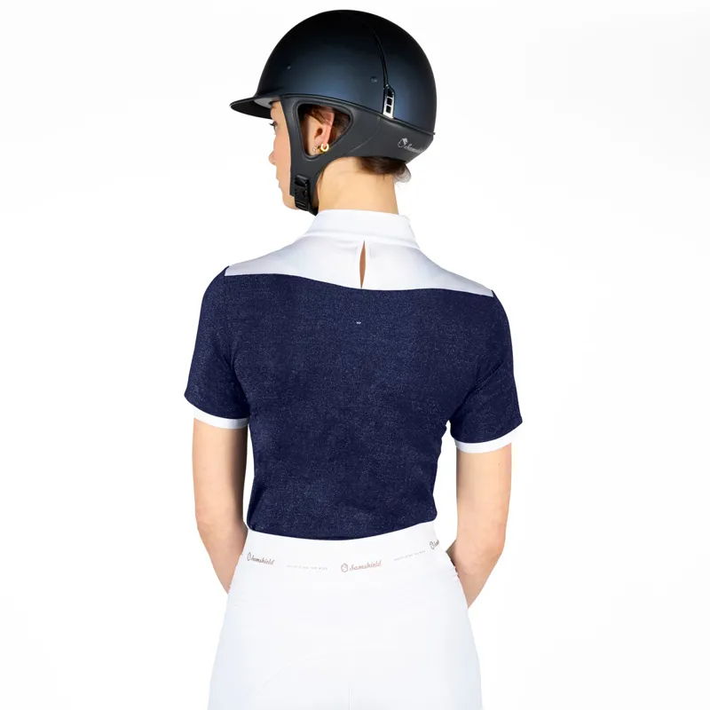 Samshield Sixtine Ladies Competition Shirt - Navy Lurex