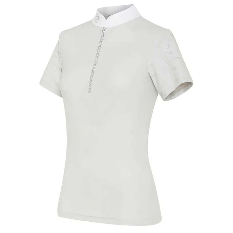 Samshield Aloise Short Sleeve Ladies Competition Shirt Pearl Grey