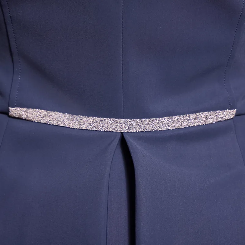 Samshield Victorine Crystal Rose Gold Competition Jacket - Navy