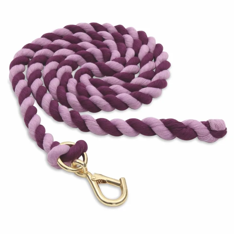Shires Two-Tone Lead Rope - Purple/Lilac