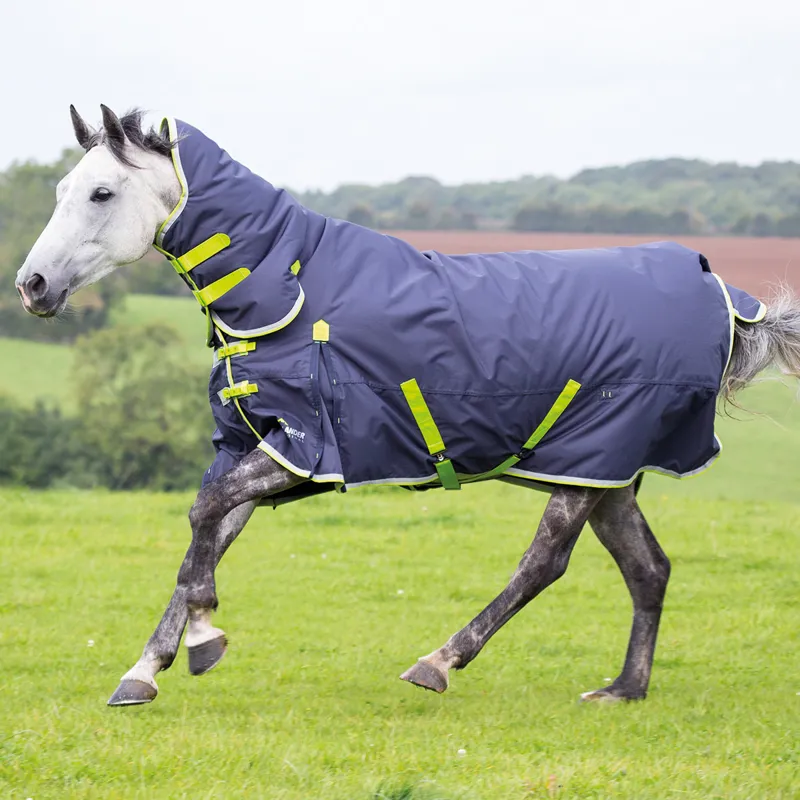 Shires Highlander Original 200 Combo Turnout Rug - Charcoal/Grey