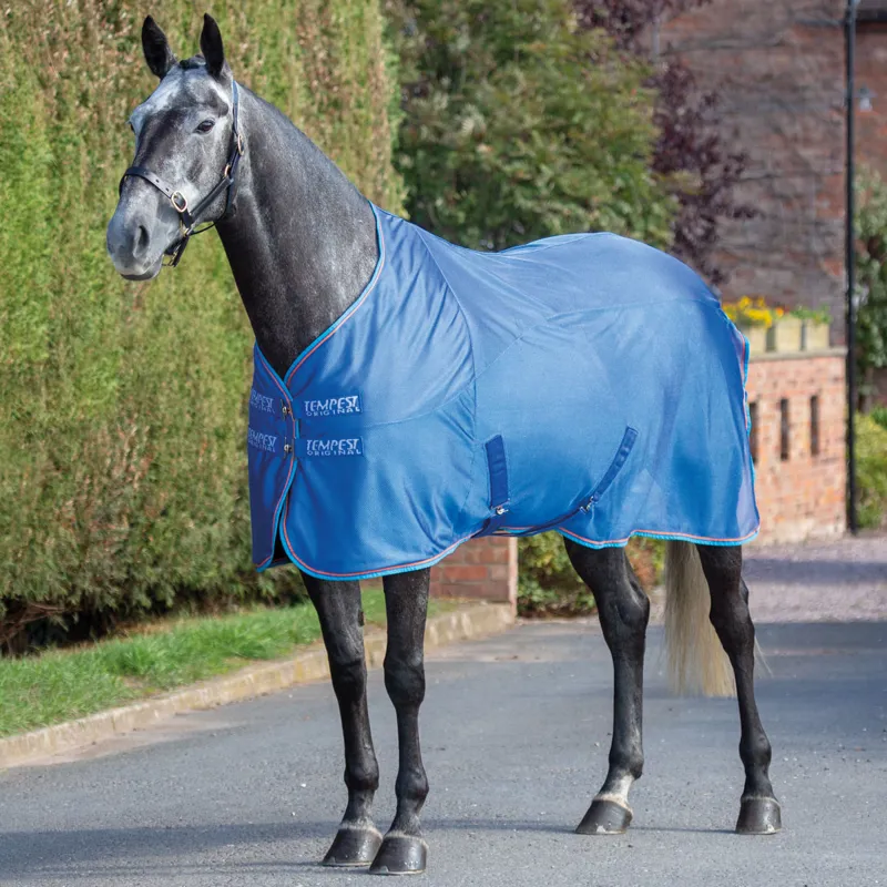 Shires Tempest Original Fleece/Mesh Cooler Rug - Royal