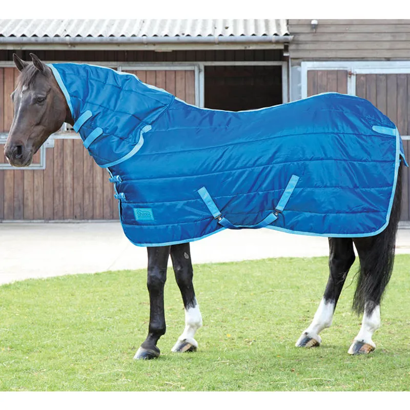 Shires Tempest 100 Stable Combo Rug - Petrol/Turquoise
