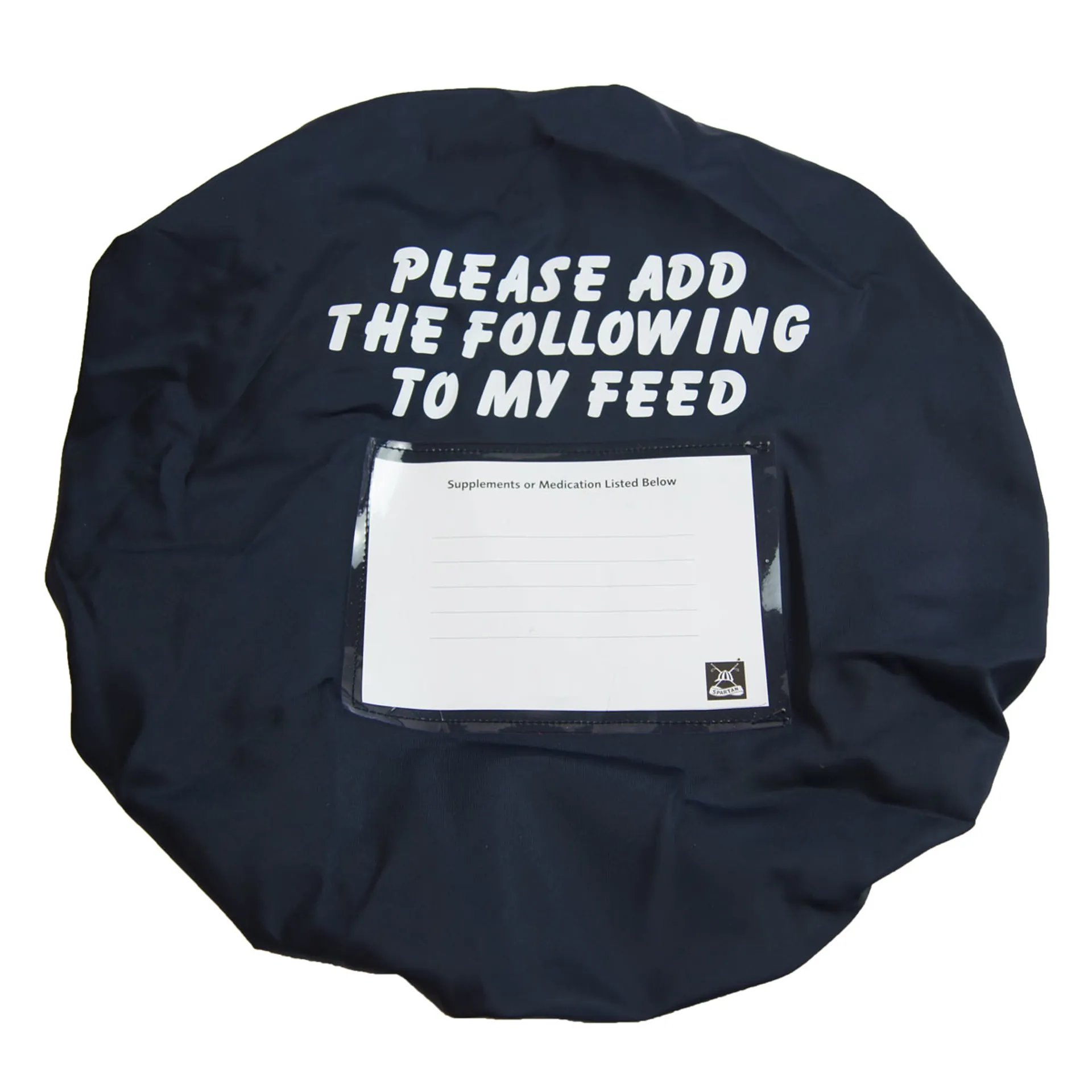 Spartan Feeding Instructions Bucket Cover - Navy