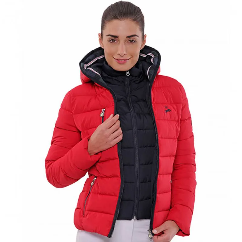 Spooks Double Ladies Jacket - Red