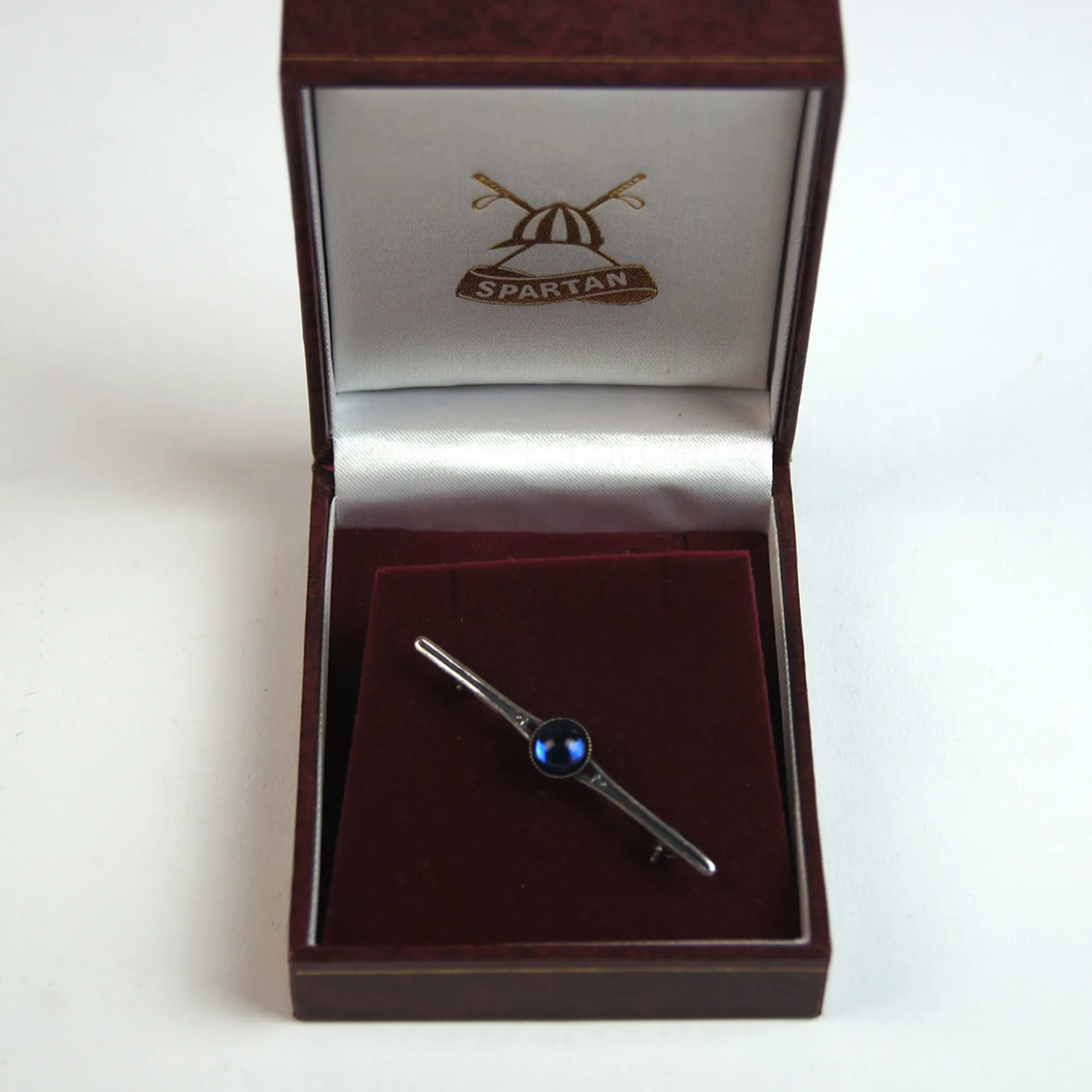 Spartan Stone Stock Pin - Blue