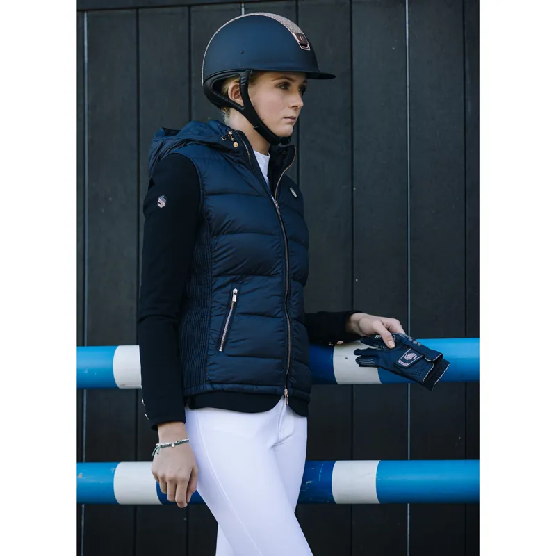 Samshield Chamonix Ladies Gilet - Navy/Pink Gold