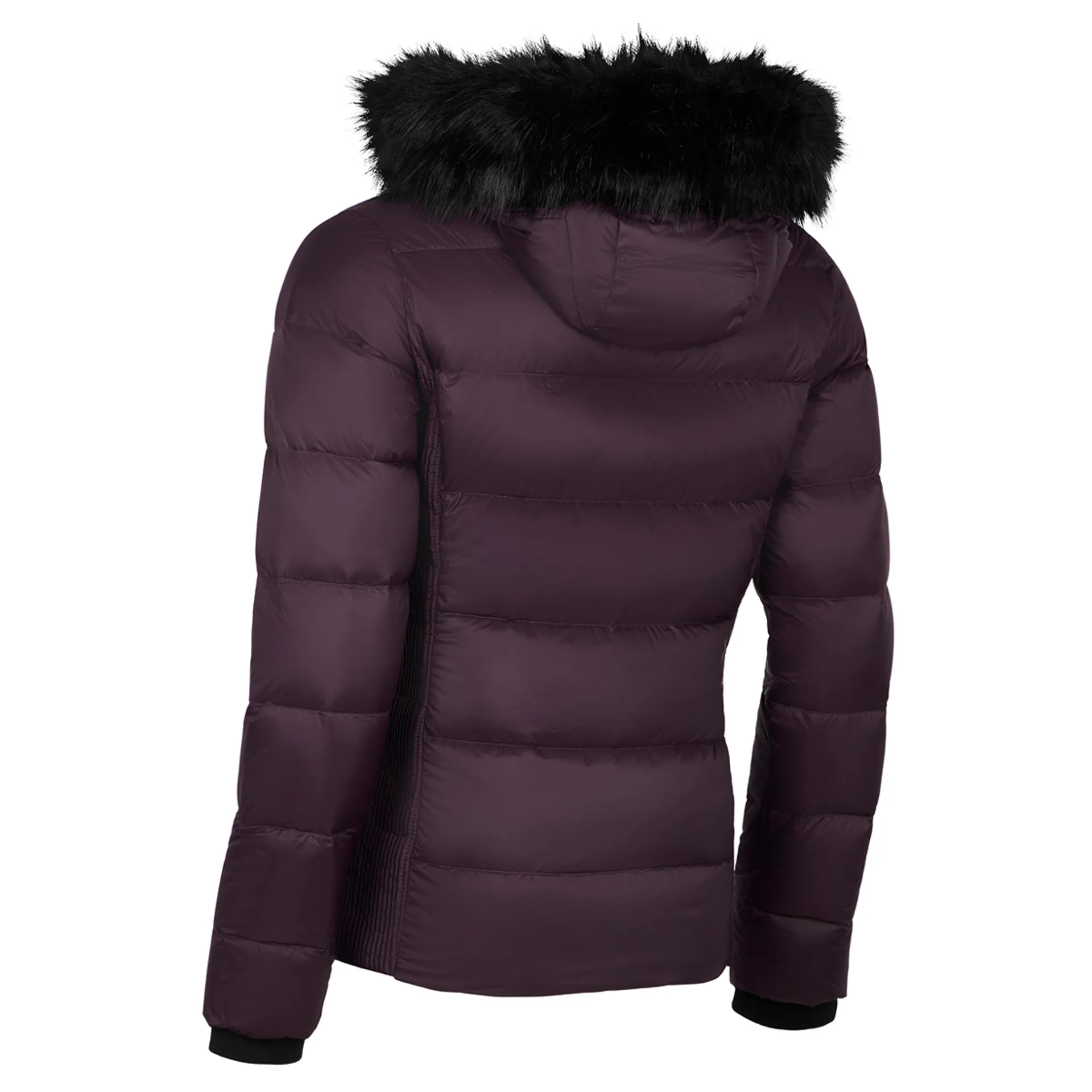Samshield Courchevel Ladies Down Jacket - Aubergine/Pink Gold