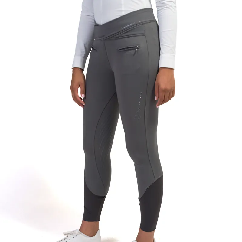 Samshield Alpha Winter Ladies Full Grip Riding Tights - Magnet