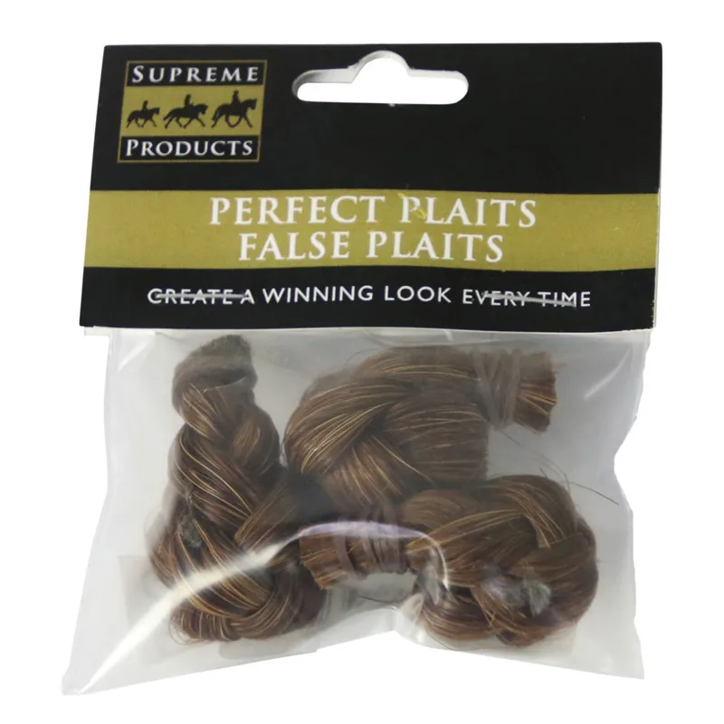 Supreme Products Perfect Plaits False Plaits 3 Pack - Chestnut