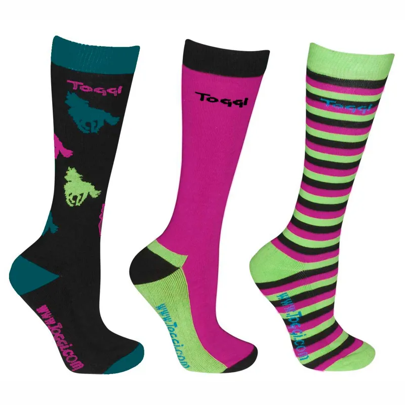 Toggi Jude Socks Pack of 3 - Black Mix