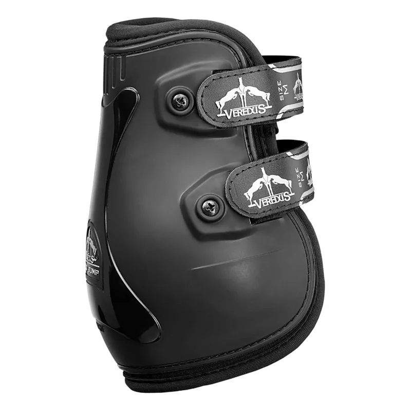 Veredus Pro-Jump Velcro Rear Fetlock Boots - Black